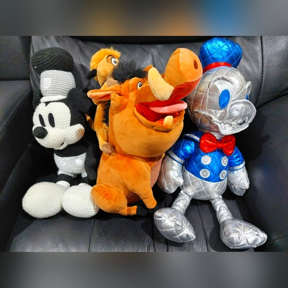 Disney | Toys | Bundle Of 3 Disney Stuffed Plush Toys | Poshmark